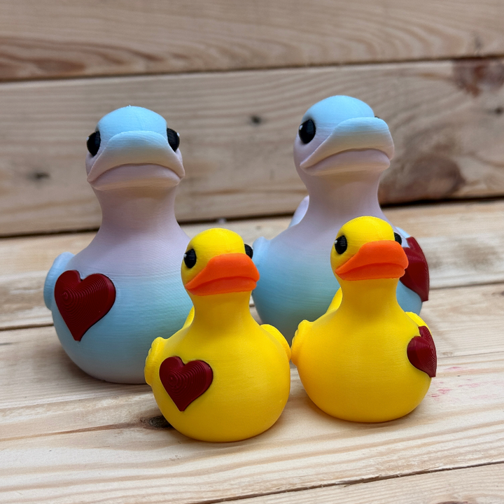 3D Printable Love Ducks by ENIQUE3D